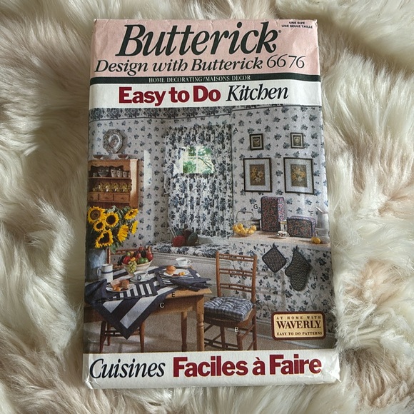 Butterick Crafts | Kitchen | Butterick Kitchen Easy To Do Sewing ...